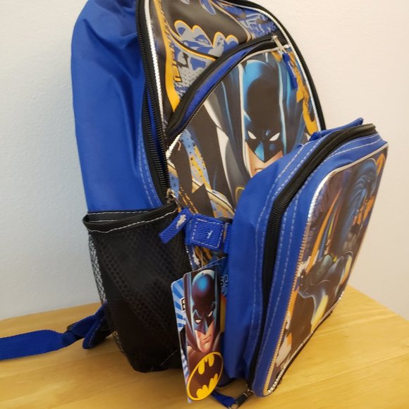 Batman | Accessories | Batman Backpack With Detachable Lunchbox | Poshmark